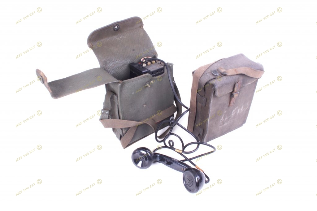 TELEPHONE DE CAMPAGNE US EE8 SACOCHE TISSUS (KIT DE 2), Radio US ...