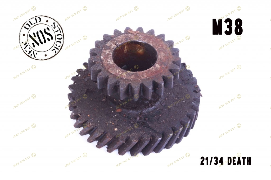 PIGNON TRAIN FIXE BT 21/34 DENTS DIAM 41MM "M38", JEEP M38