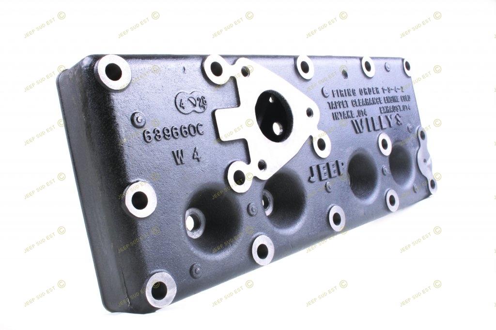 CULASSE JEEP WILLYS MB LATE W4, Moteur Jeep MB/GPW/M201, JEEP